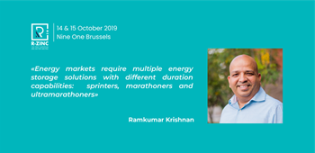 Ramkumar Krishnan: "Energy markets require multiple energy storage ...